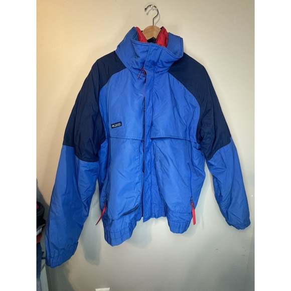 Columbia | Jackets & Coats | Vintage Columbia Jacket L 3in Color Block ...